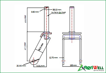 We at Agriwell Spares are leading manufacturers of tail wheel fork from ...
